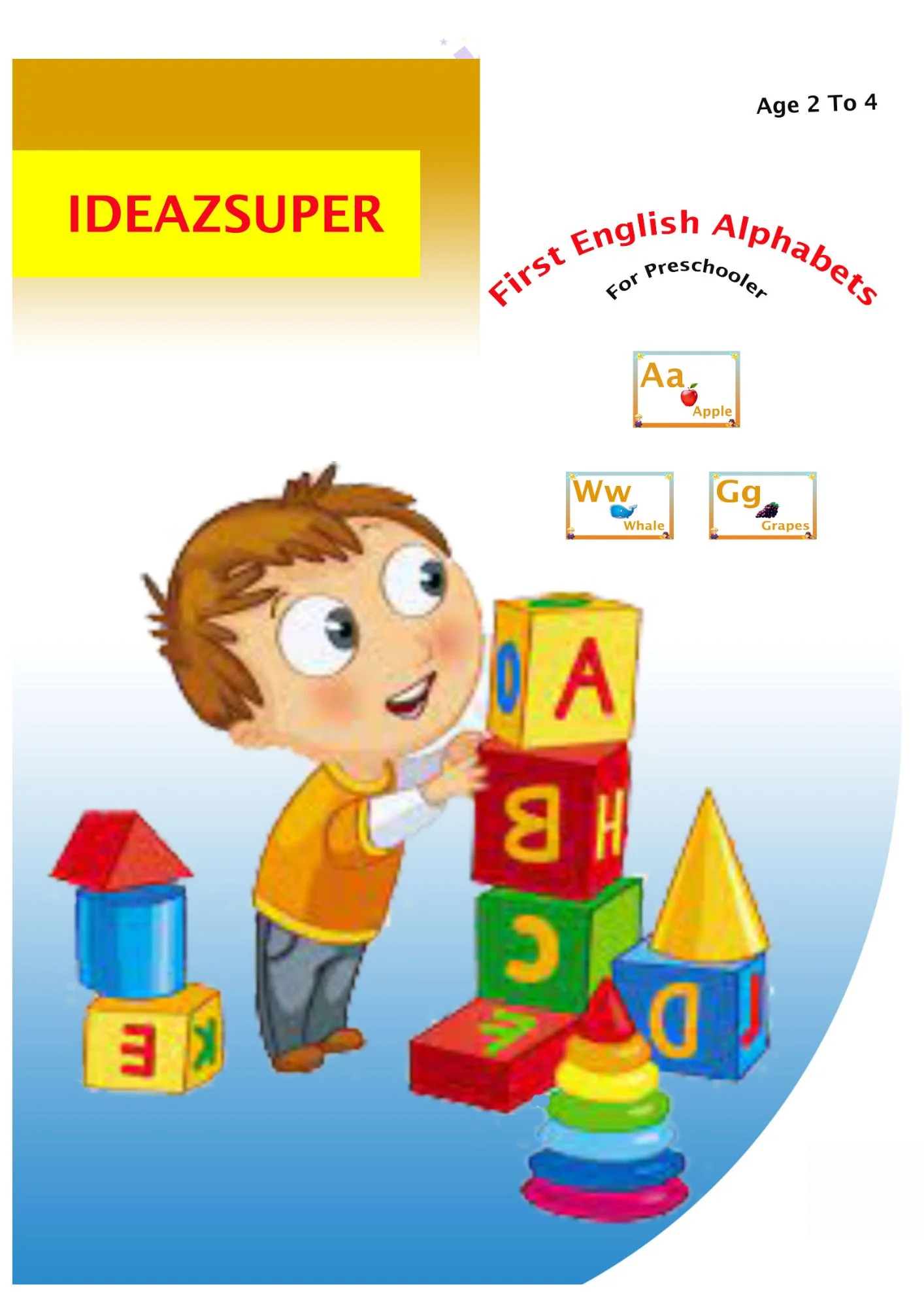 Alphabet Identification – English Flash Cards (A–Z for Ages 2–6 ...