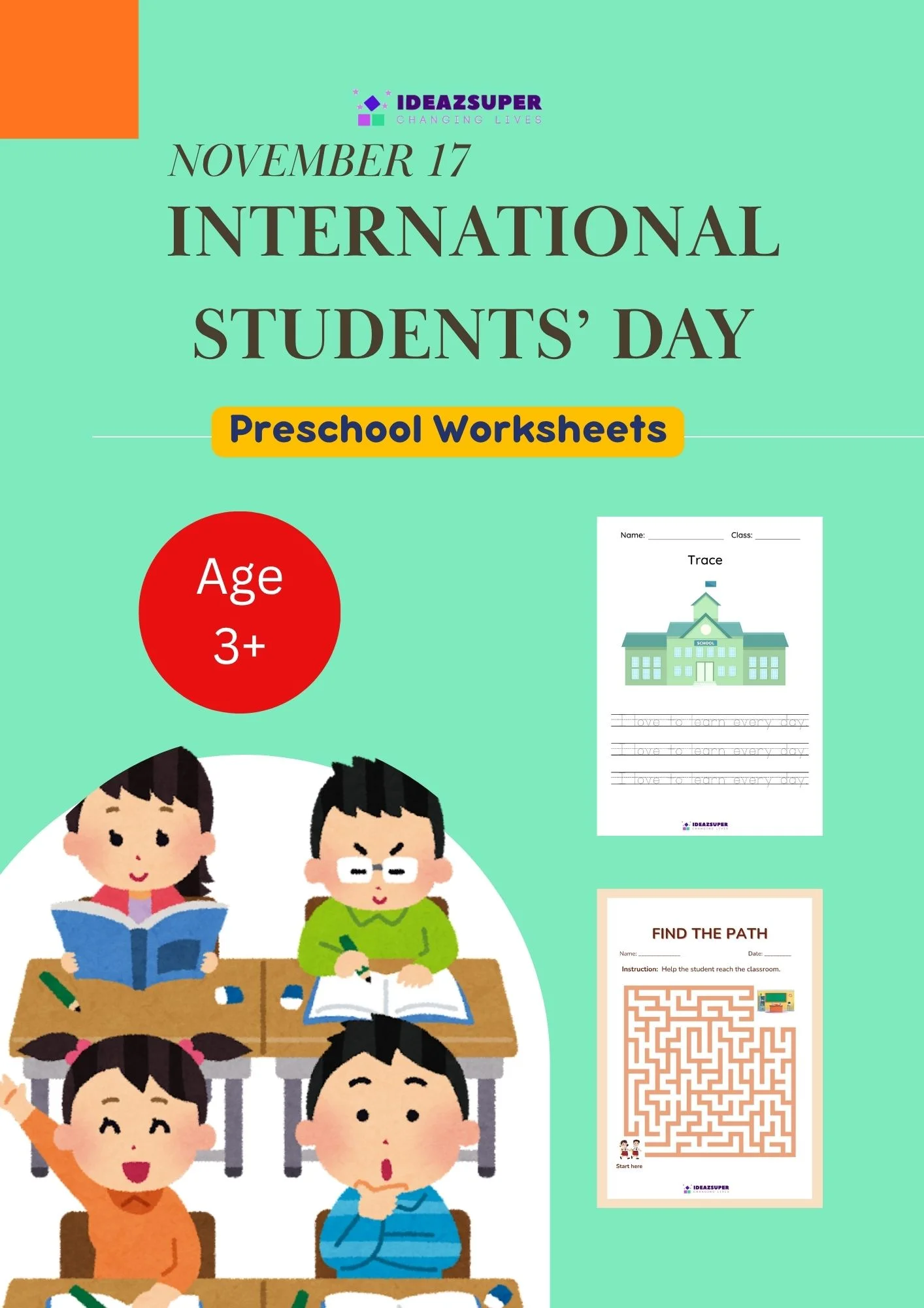 International Students’ Day Worksheets and Classroom Activities for ...