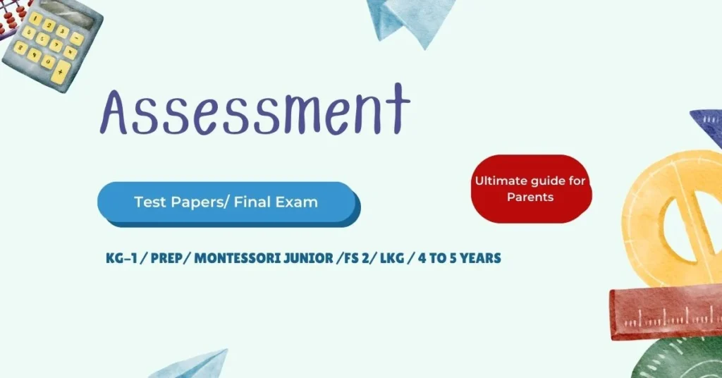 FS2 / LKG / KG1 Assessment Guide for Parents (Age 4–5): English, Maths ...