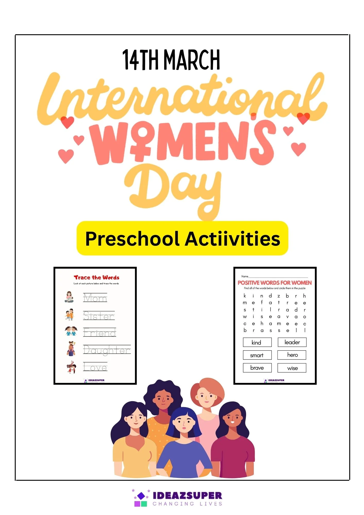 International Women’s Day Worksheets for Kids | Women Role Model ...